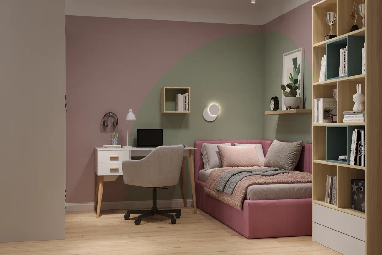 Как выделить место для учебы и игр ребенка в однушке | «Hoff Вдохновение»