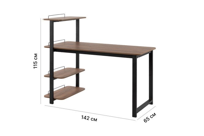 Компьютерные столы с полками купить по выгодной цене в интернет ...